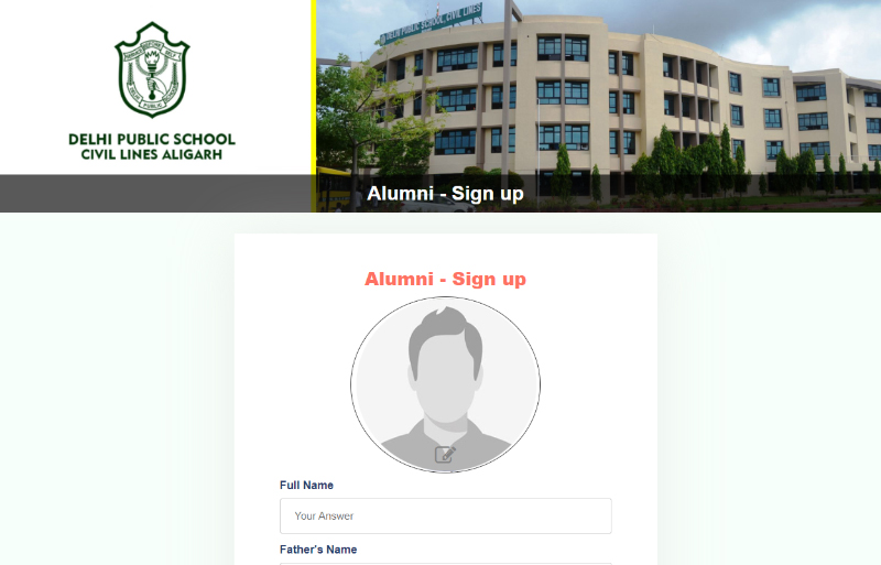 Alumni Sign up
